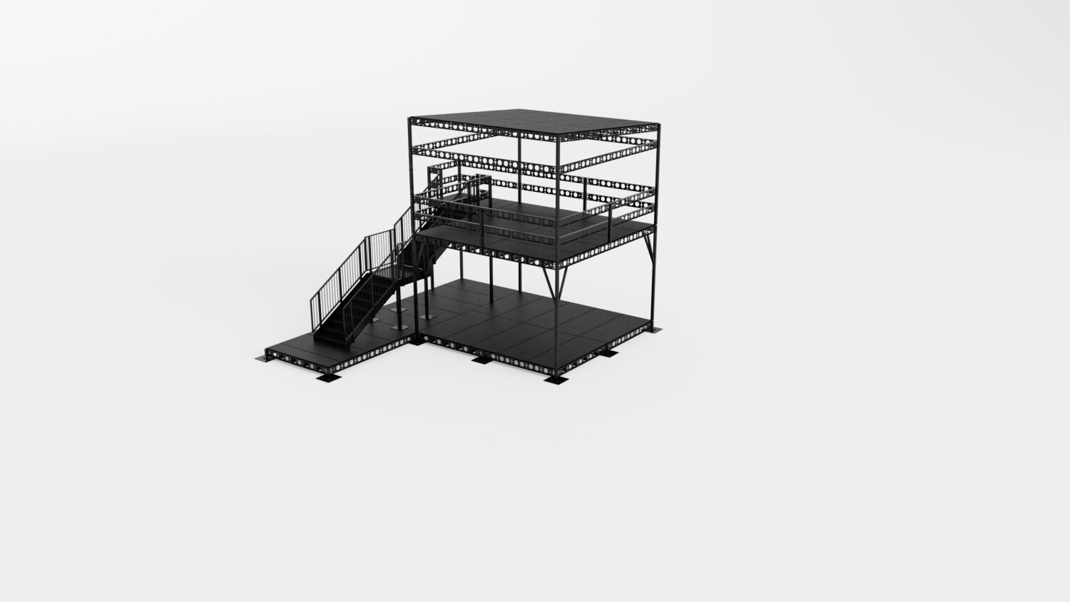 Mezzanine Platforms | Double-Deck Structures | The Halo Group